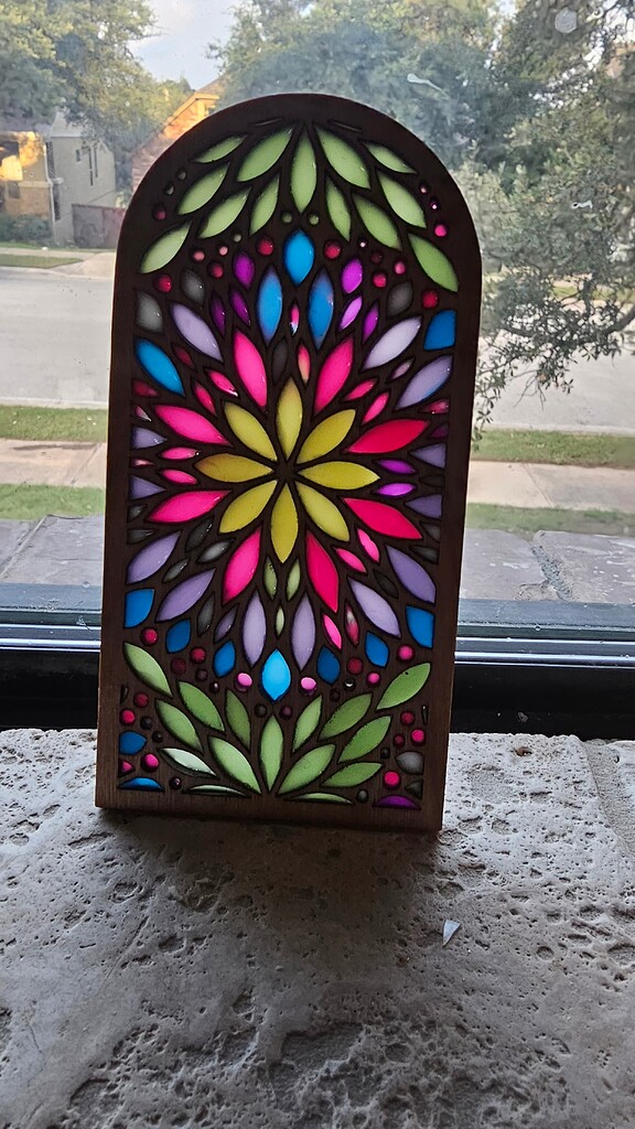 Experiment in simulating stained glass - Projects Expo - YO! Asmbly